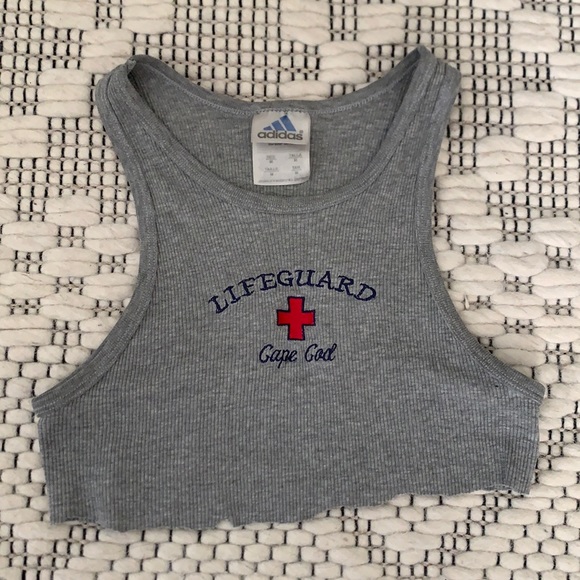 Tops | Vintage Cropped Lifeguard Top | Poshmark